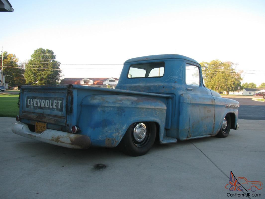 1959 Chevy Apache Pickup Hot Rat Custom Patina Rod