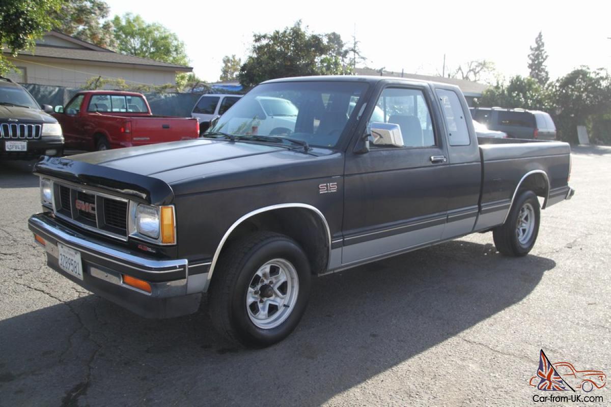 1989 Gmc S15 Sierra Classic P U Ext Cab Automatic 6 Cylinder No Reserve